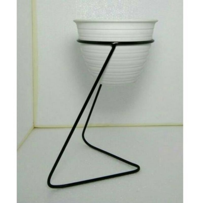 Jual standing pot besi diameter 18cm/ standing pot besi unik | Shopee ...