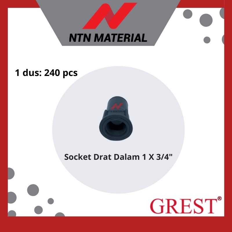 Jual SDD AW 1" X 3/4" inch / SOK DRAT DALAM / SOCK DRAT DALAM GREST ...