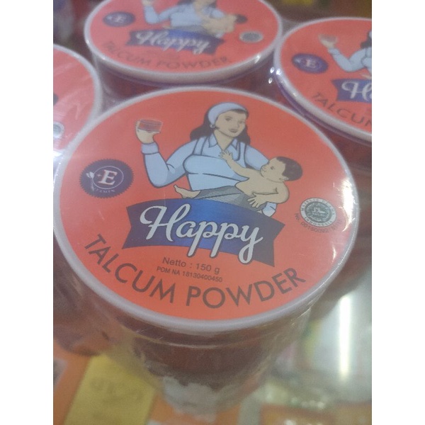 Jual Bedak happy talcum powder 150g | Shopee Indonesia