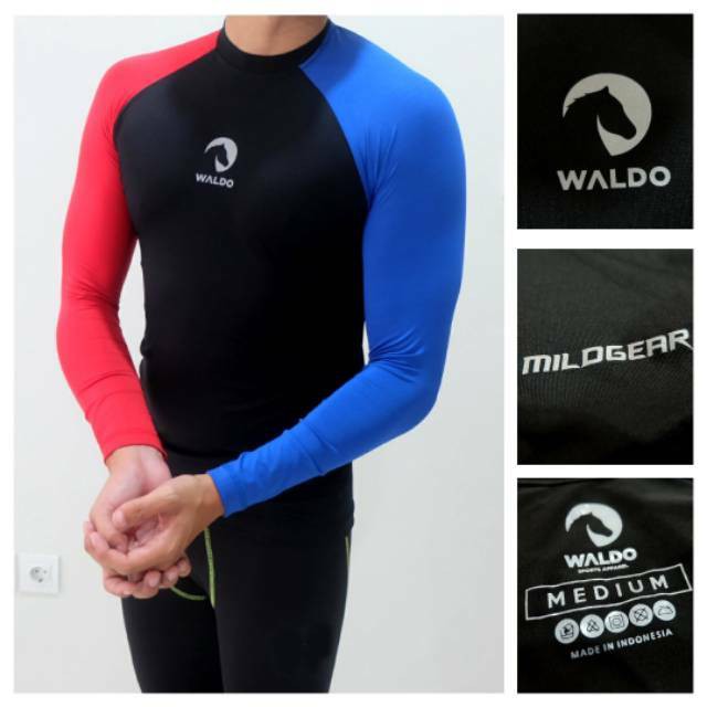 Jual Baselayer / Manset Waldo Dempsey Black (ORIGINAL) d2ca | Shopee ...