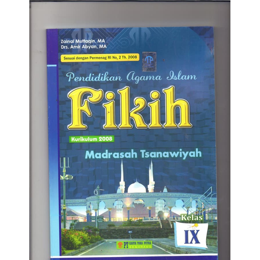 Jual Buku siswa Mts FIQIH fikih kelas 9 K13 penerbit TOHA Semarang | Shopee Indonesia