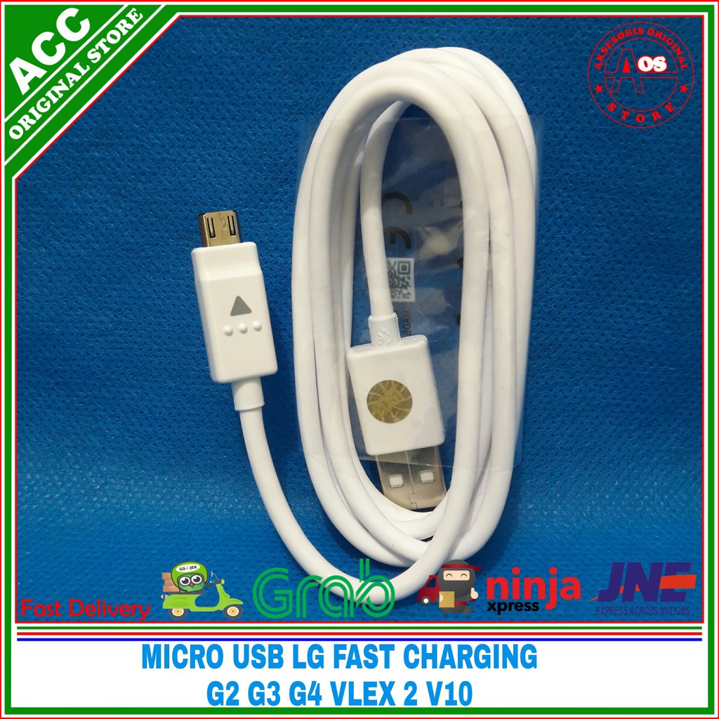 Jual Kabel MICRO USB LG OPTIMUS NEXUS G2 G3 G4 FLEX 2 V10 ORIGINAL 100% 1.8Ampere | Shopee Indonesia