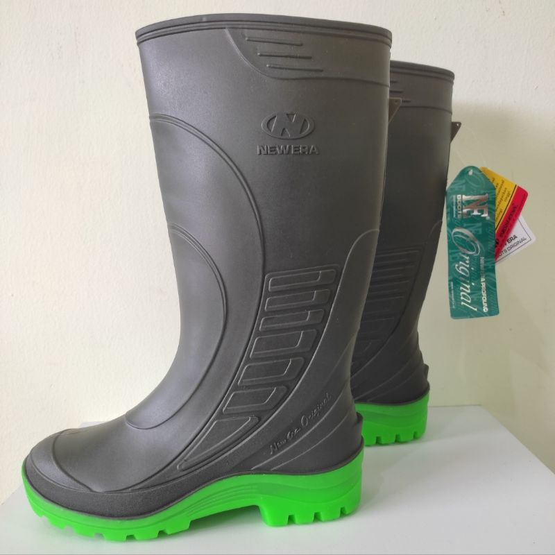 Jual NE Boots Sepatu Boot New Era Hitam Hijau APD Konstruksi Proyek dan ...