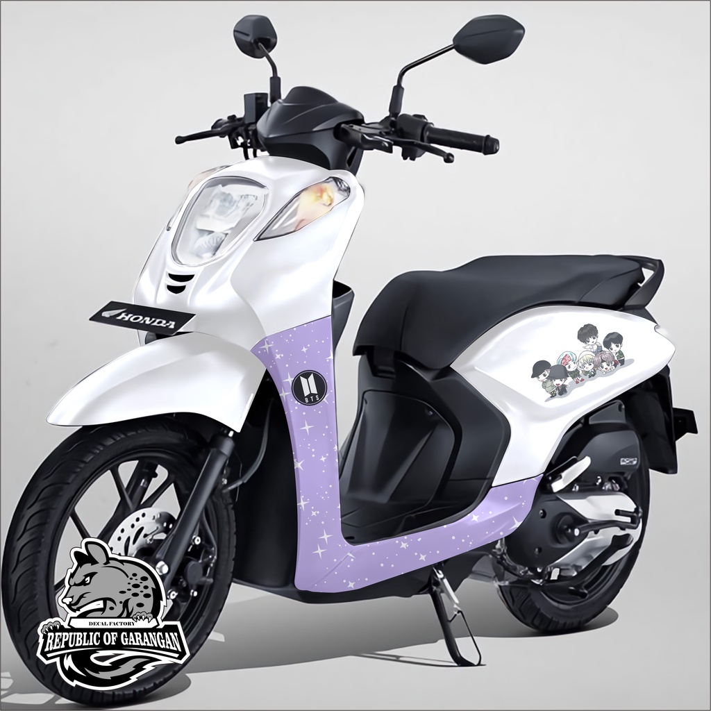 Jual decal honda genio full body costum sticker free design bts anime 1 ...