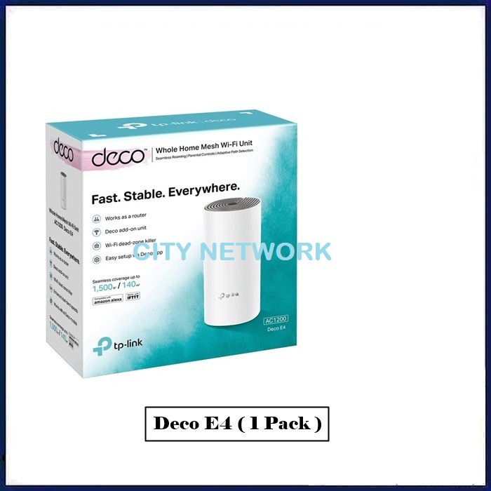Jual TP-LINK Deco E4 AC1200 1Pack Whole Home Mesh WiFi System Tplink 1 ...