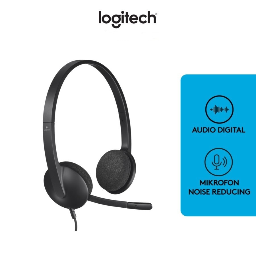 Jual Logitech H340 USB Headset | Shopee Indonesia