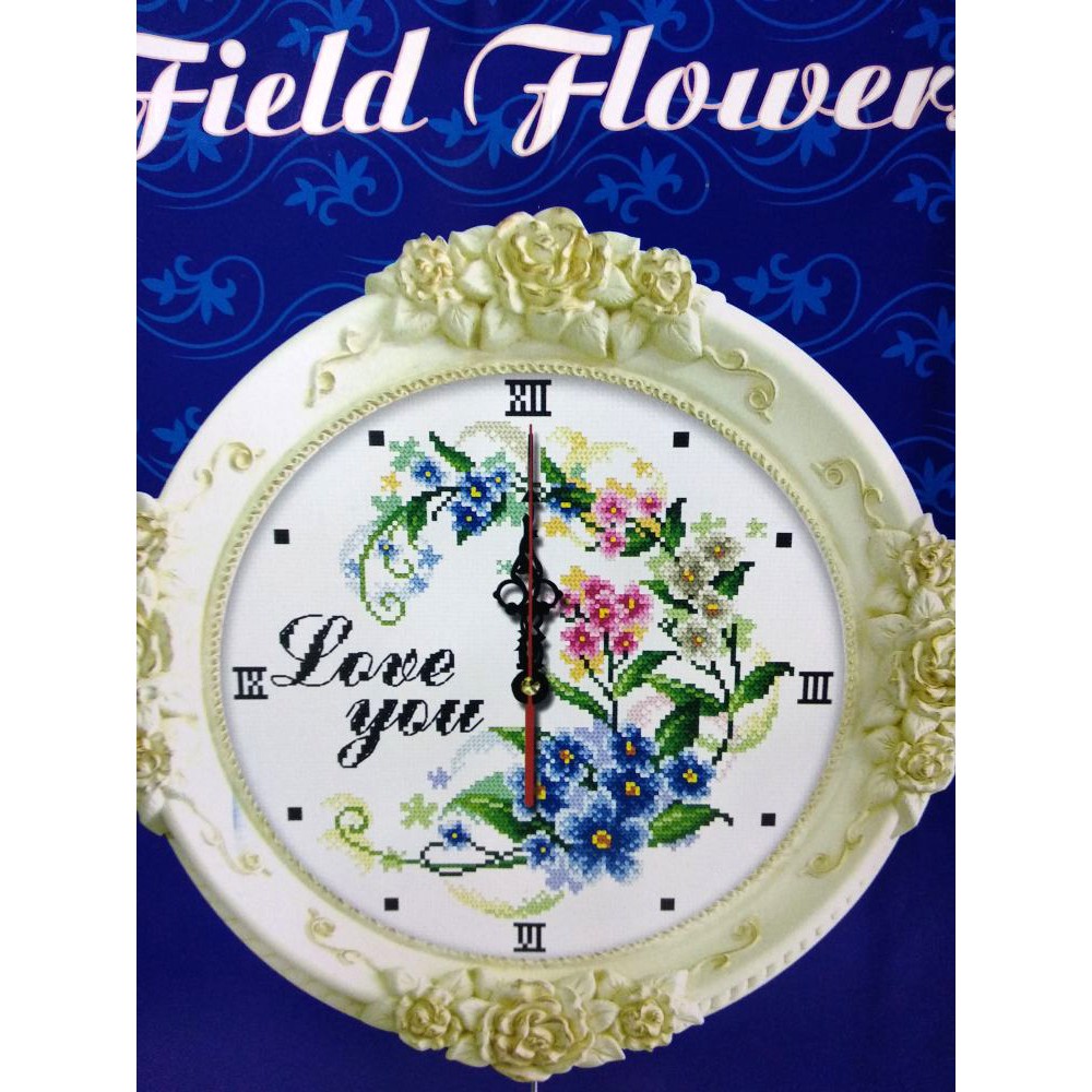 Jual Paket DIY Craft Sulam Kristik DOME 100811 Bunga Flower Field ...