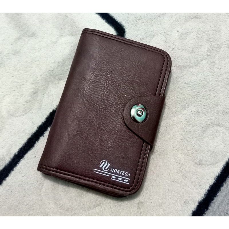 Jual Dompet Kulit Dompet Lipat Dompet 3/4 Dompet Pria Dompet Kancing ...