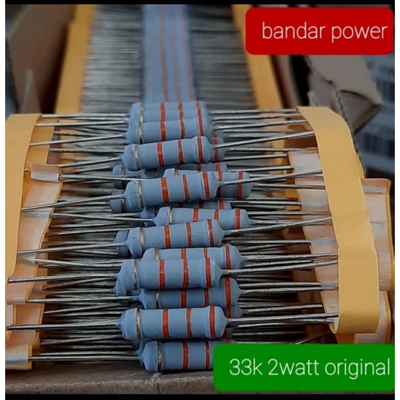 Jual Resistor 33k 2 wat original 10pcs | Shopee Indonesia