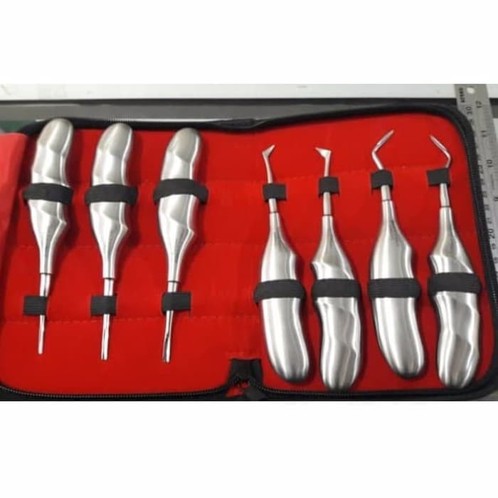 Jual Bein gigi root elevator luxator dental isi 7 | Shopee Indonesia