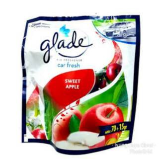 Jual GLADE Air Freshener Car Fresh Sweet Apple 70g | Shopee Indonesia