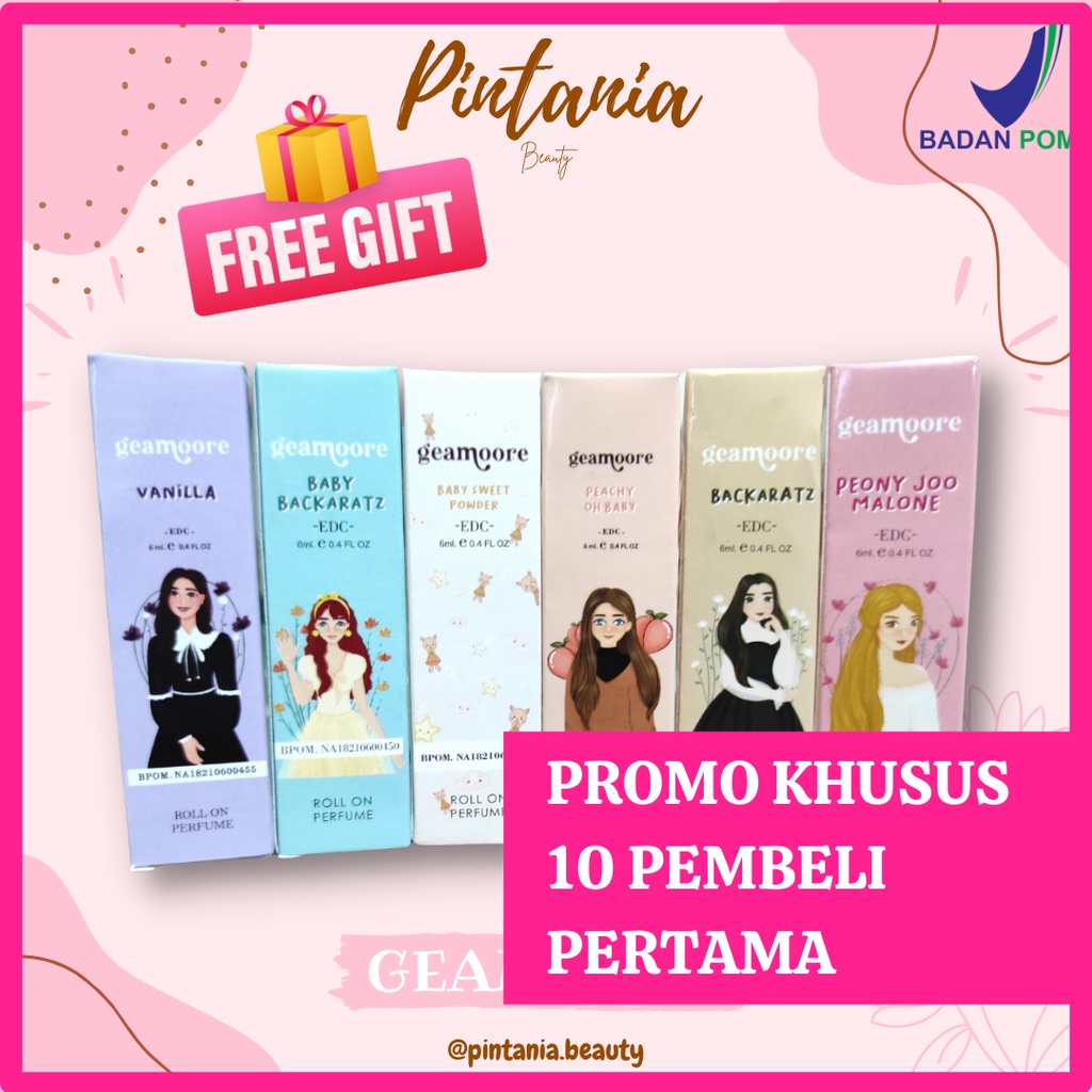 Jual (READY) GEAMOORE PARFUME BPOM 6ML ROLL ON GEAMORE PERFUME | Shopee ...