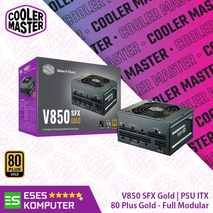 Jual PSU Cooler Master V850 SFX Gold V2 Full Modular ITX PSU - 80 Plus ...