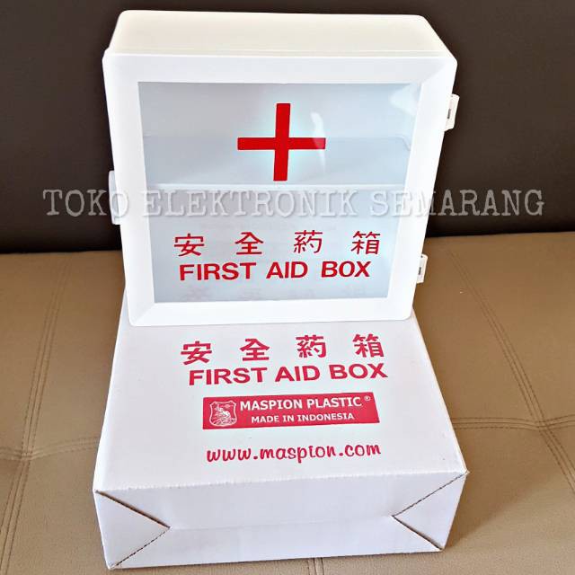 Jual MASPION KOTAK OBAT P3K FIRST AID KIT PENYIMPAN DINDING MEDICINE ...