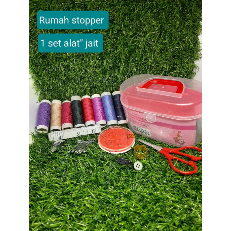 Jual Paket alat jait / set perlengkapan jait komplit benang jarum ...