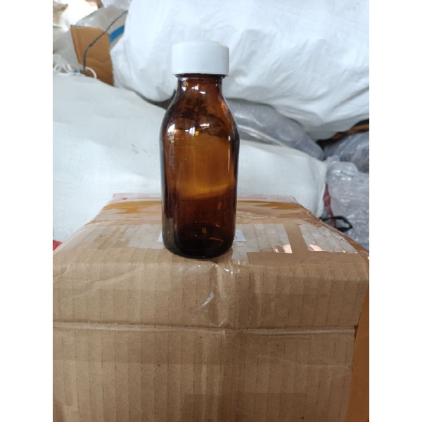 Jual Botol Coklat Bulat 100ml | Shopee Indonesia