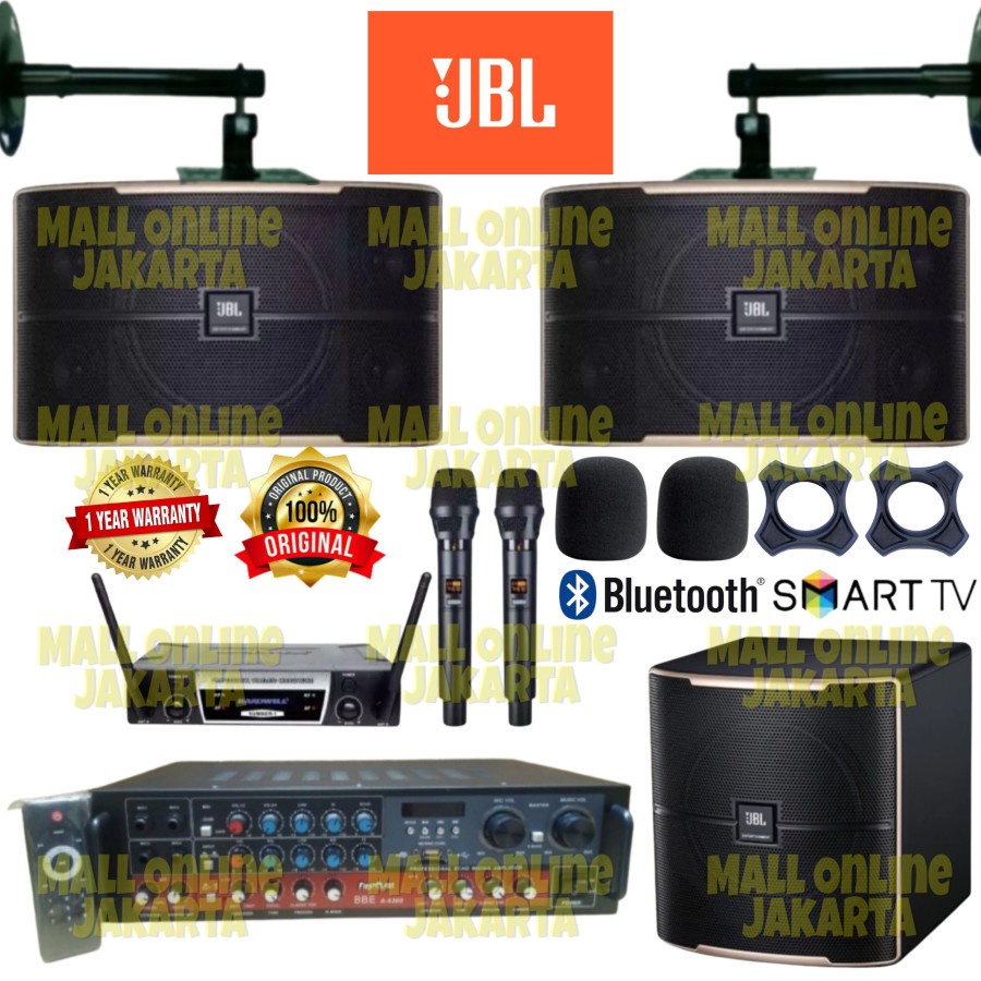 Jual Paket karaoke Jbl 10 inch sound system subwoofer aktif 12 inch jbl ori | Shopee Indonesia