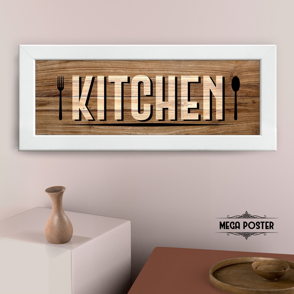 Jual Poster Dekorasi Dinding Dapur - Hiasan Dinding Dapur - Wall Decor ...