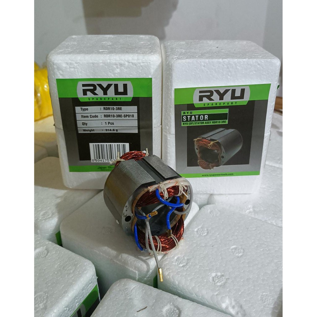Jual RYU Stator Mesin Bor 10mm 13mm RYU RDR 10-3 RE RID 13 RE ASLI ...