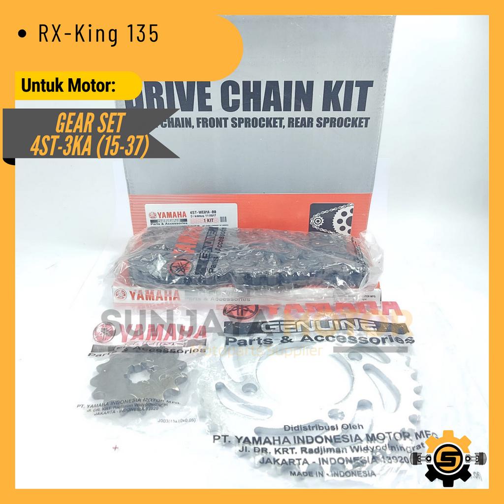Jual Gear Set Rantai 3KA-4ST Gearset Rante Kualitas Original Yamaha RX ...