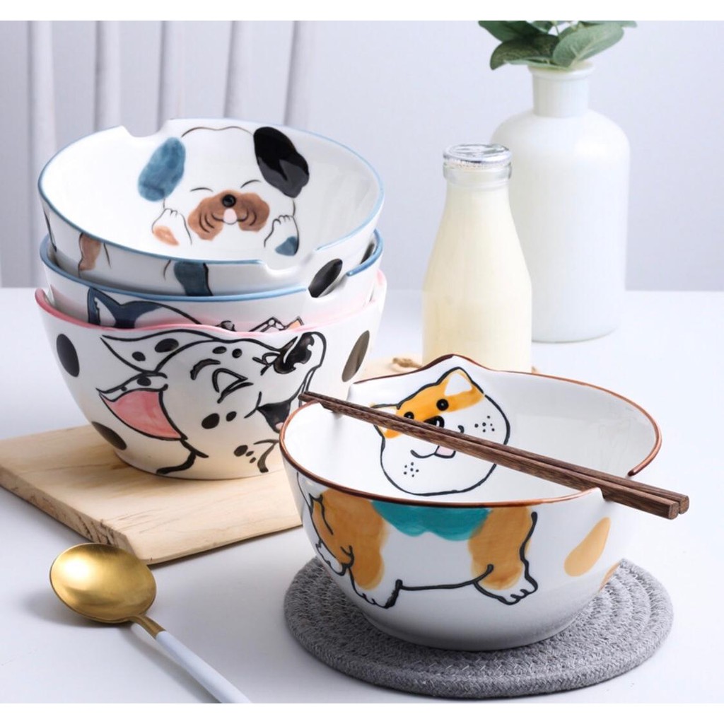 Jual Japanese Style Mangkuk Lucu Variasi Doggy | Shopee Indonesia