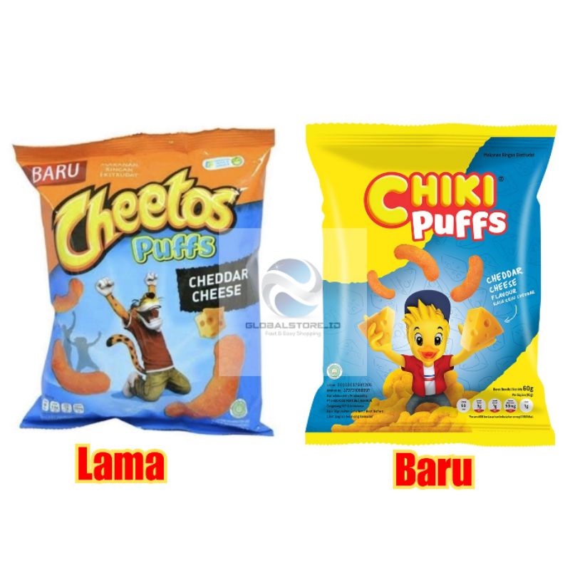 Jual Chiki puffs cheddar snack 60gr | Shopee Indonesia