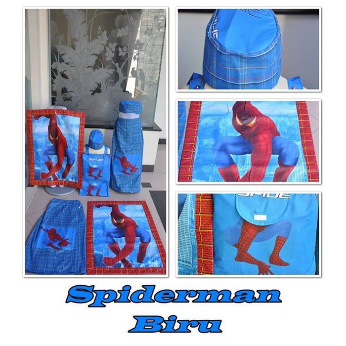 Jual Sarung Anak Spider Spiderman Biru Murah | Shopee Indonesia