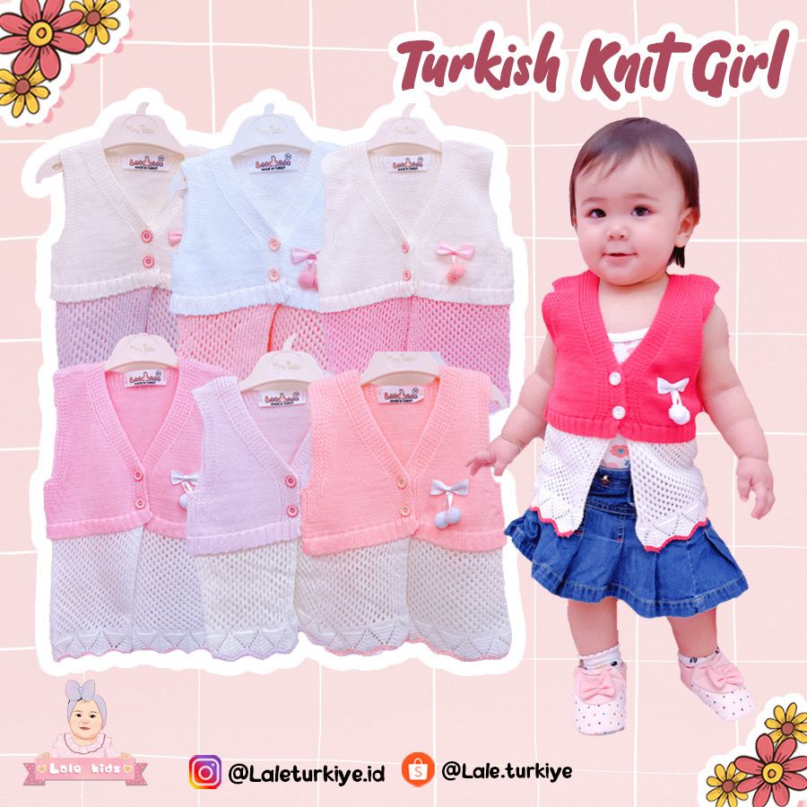 Jual TURKISH KNIT VEST | Lale Kids | Shopee Indonesia