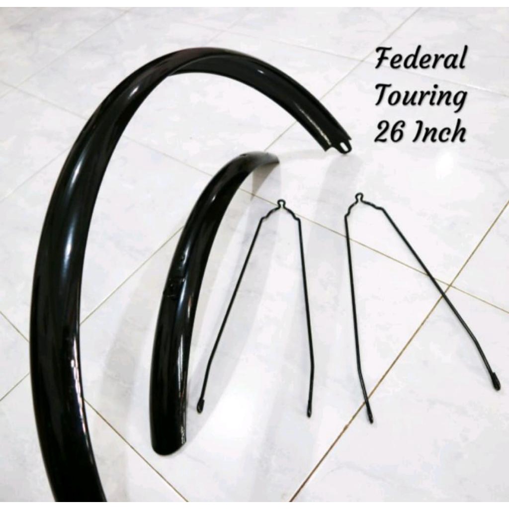 Jual TERMURAH!!! Spakbor Sepeda Federal Touring / Ukuran 26" Hitam ...