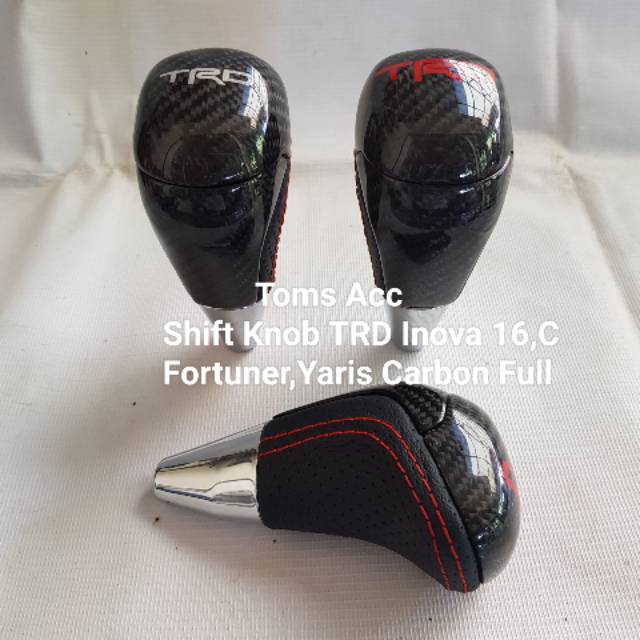Jual Gear Shift Knob AT Matic Carbon Asli Toyota Innova 2005 2016 ...