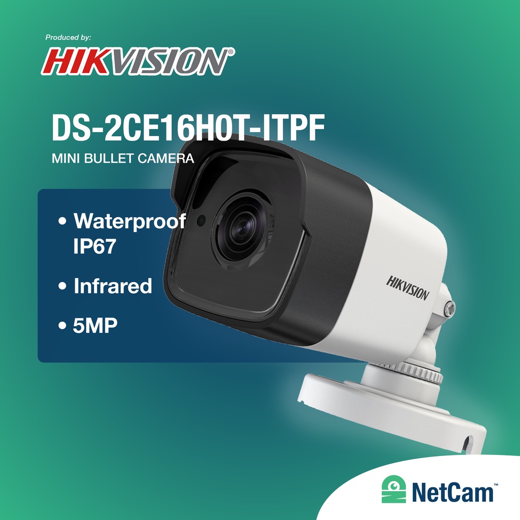 Jual KAMERA CCTV OUTDOOR HIKVISION 5MP DS-2CE16H0T-ITPF | Shopee Indonesia