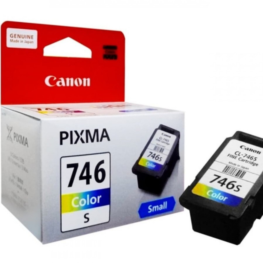 Jual TINTA - CARTRIDGE CANON 746S COLOR ORIGINAL | Shopee Indonesia