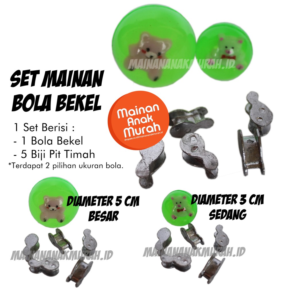 Jual Mainan Set Bola Bekel / Bola Bekel Biji Bekel Pit Timah / Mainan ...