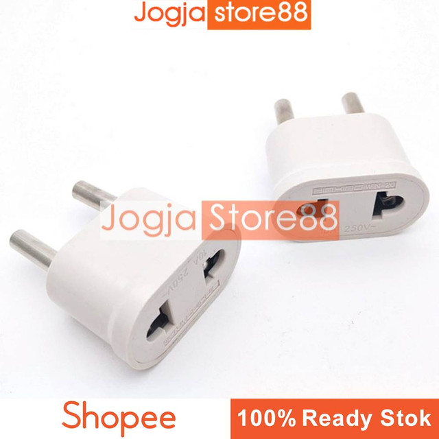 Jual Konverter Colokan China ke Indonesia | Material ABS 1 PCS - White ...