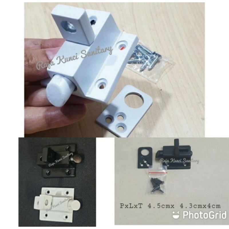 Jual Spring Knip Alumunium/Grendel Jendela/Slot Jendela/Kunci Jendela ...