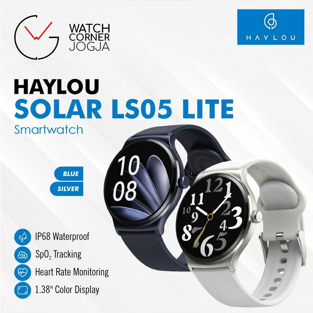 Jual Haylou Solar LS05 Lite Smartwatch IP68 Sp02 1.38" Display ORIGINAL ...
