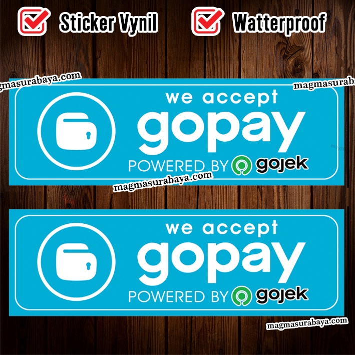 Jual Sticker Gopay - label Gopay - sticker label murah - magma surabaya ...