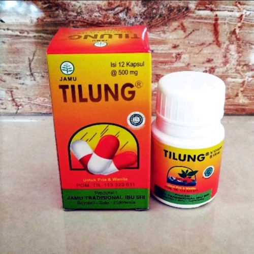 Jual Tilung (cacing kering) - obat tifus / tipes 12 kapsul EXSTRAK ...