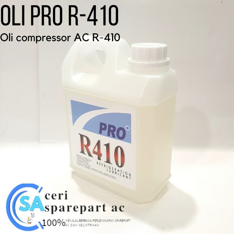 Jual R410 OLI PRO Compressor AC oil kompresor refrigrant 1liter ...
