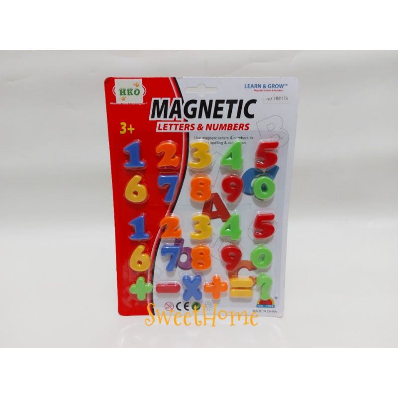 Jual Magnet Angka - Magnetic Number - Magnet Kulkas - Mainan Edukasi ...