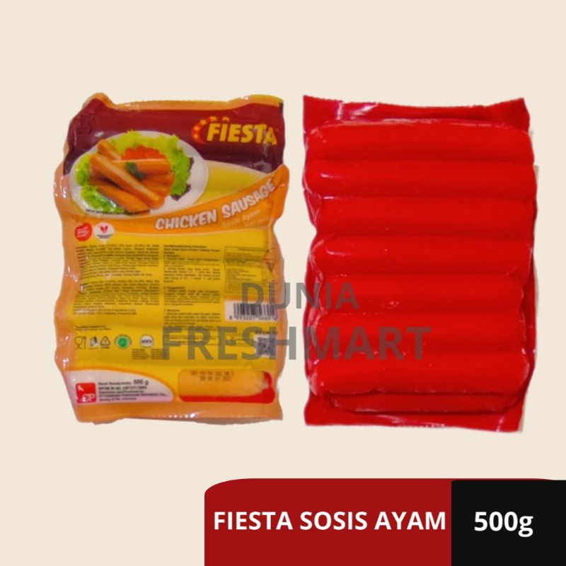 Jual Fiesta Sosis Ayam 300gr/500gr Chicken Sausage SOSI AYAM | Shopee ...