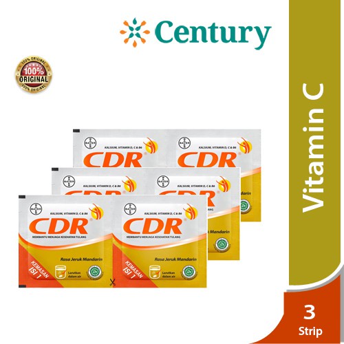 Jual CDR Suplemen Kalsium Rasa Jeruk Mandarin/Vitamin C | Shopee Indonesia