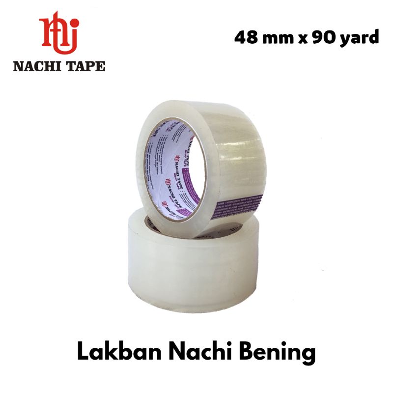 Jual Lakban NACHI Bening dan Coklat 2" x 90 yard | Shopee Indonesia