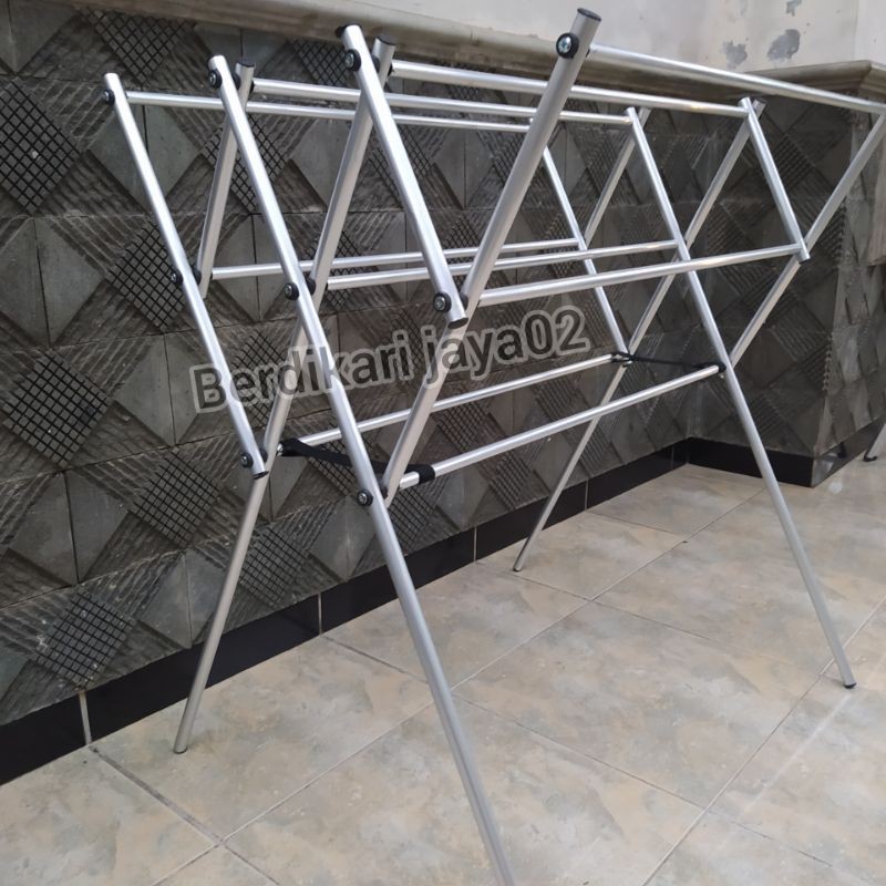 Jual Jemuran Handuk Lipat / Handuk Alumunium / Handuk Bayi / Ukuran ...