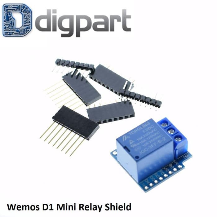 Jual Wemos D1 Mini Relay Shield D1 Mini ESP8266 Development Board V2 ...