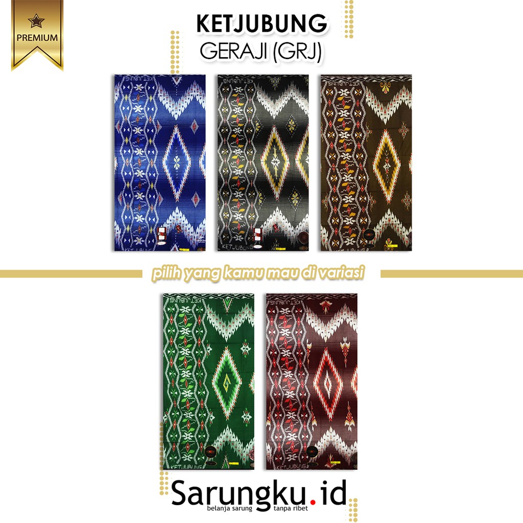 Jual SARUNG KETJUBUNG GERAJI | Shopee Indonesia