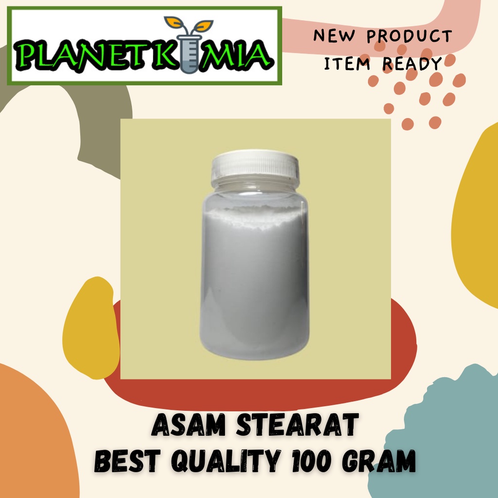 Jual ASAM STEARAT / STEARIC ACID BEST QUALITY 100 GRAM | Shopee Indonesia