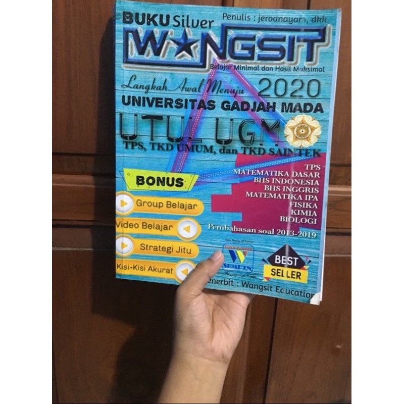 Jual [PRELOVED] BUKU WANGSIT UTUL UGM 2020 (SAINTEK) | Shopee Indonesia