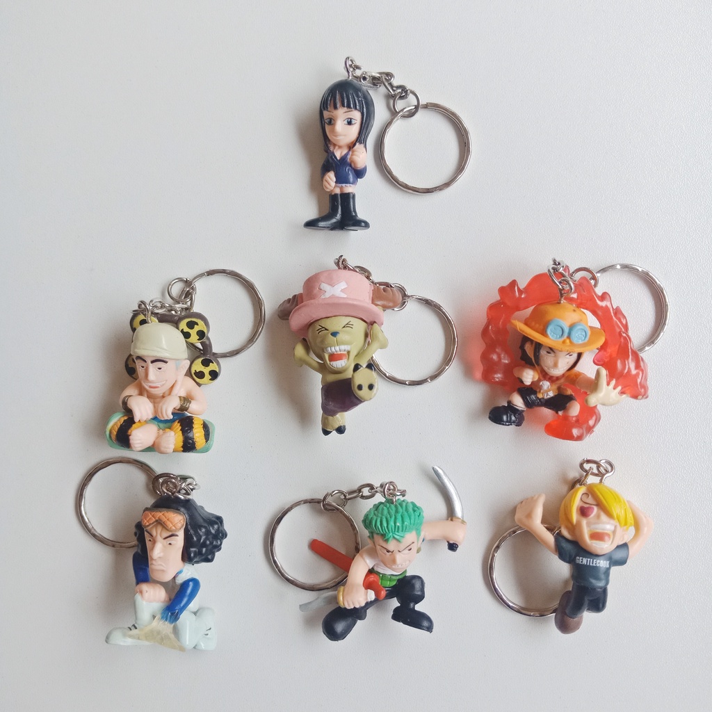 Jual Gantungan Kunci / Keychain Figure LUFFY & FRIENDS (ONE PIECE ...