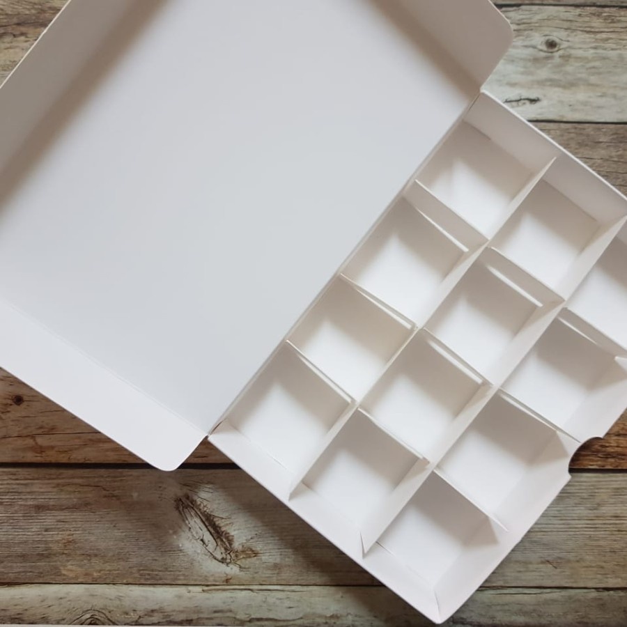 Jual Kotak Dus Sekat Box Cake Dus Mochi Box Partisi Insert 12 Kotak Dus ...